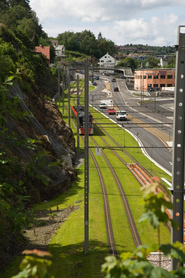 NLA - Bybanen i Bergen, Trinn 2 - Traseen